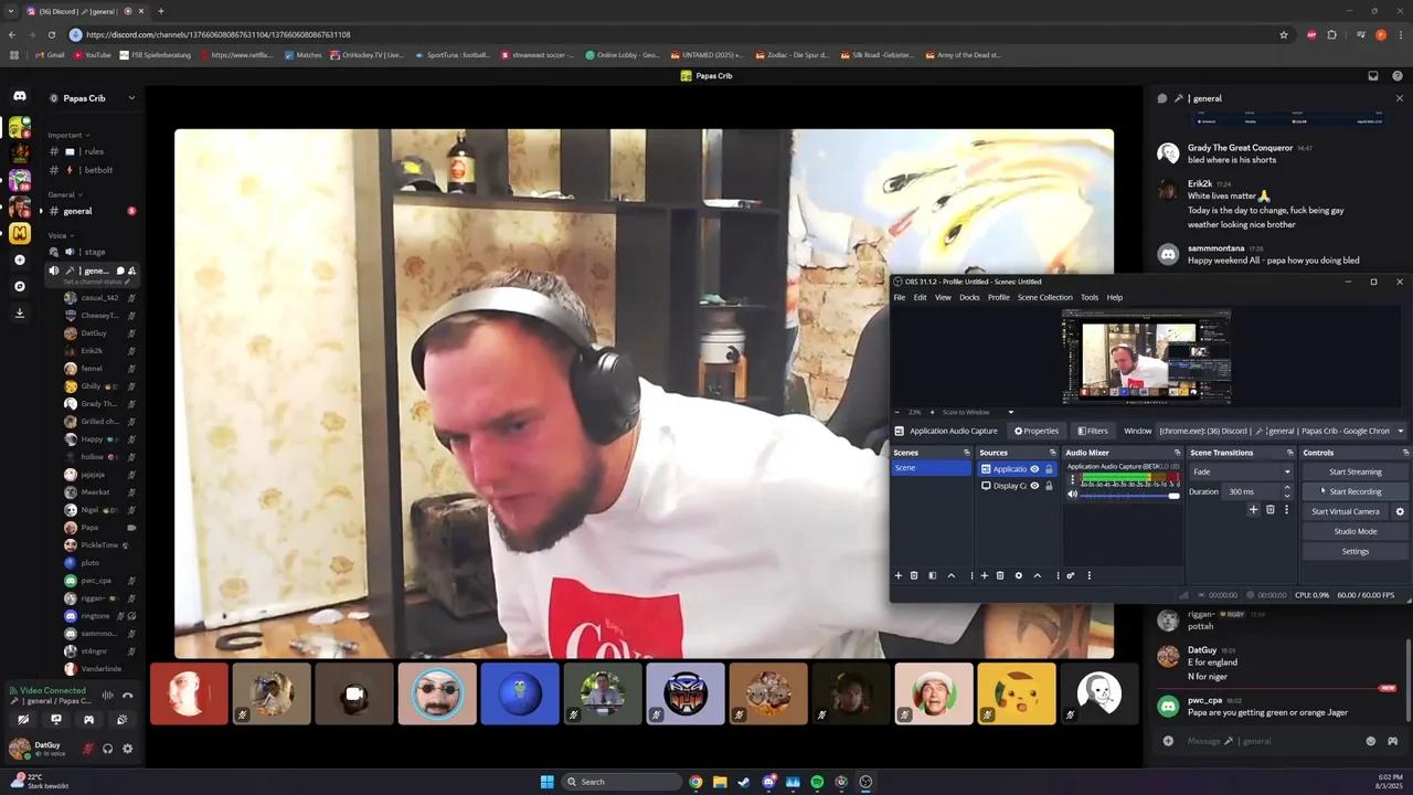 Papa Discord stream 03 08 2025 (1)