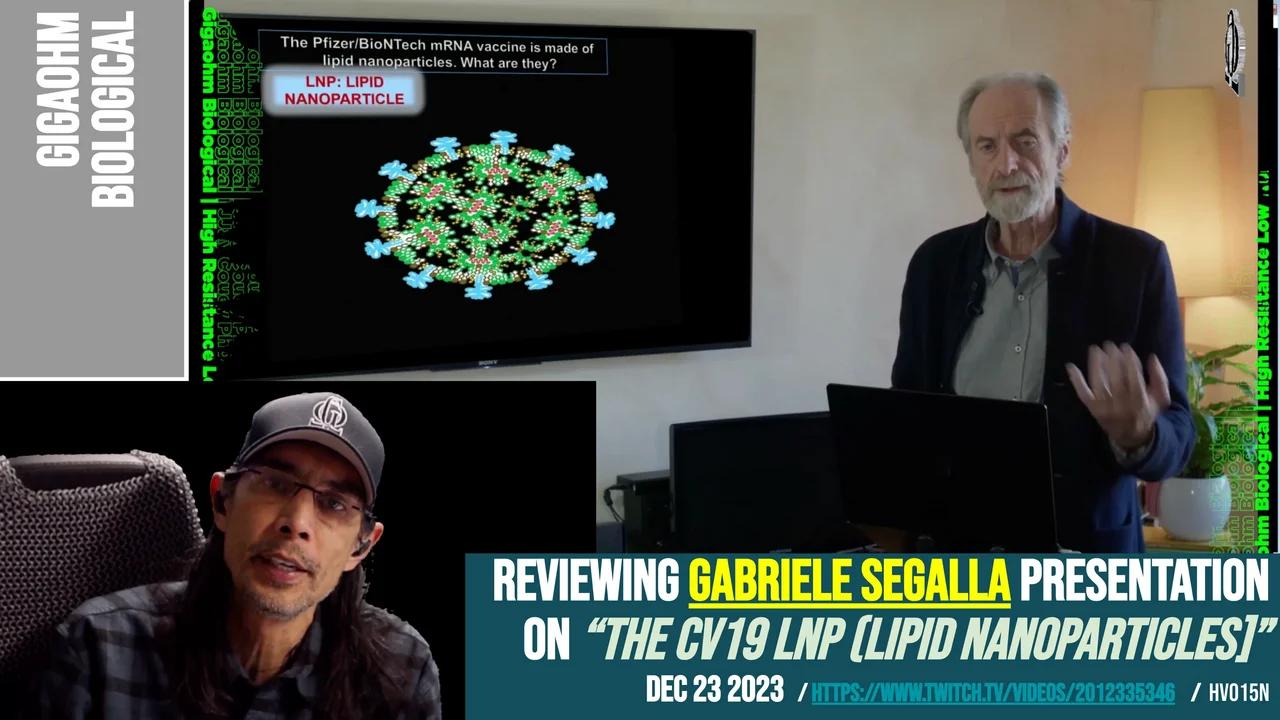 "Reviewing Gabriele Segalla presentation on CV19 LNPs"(Dec 23 2023 ...
