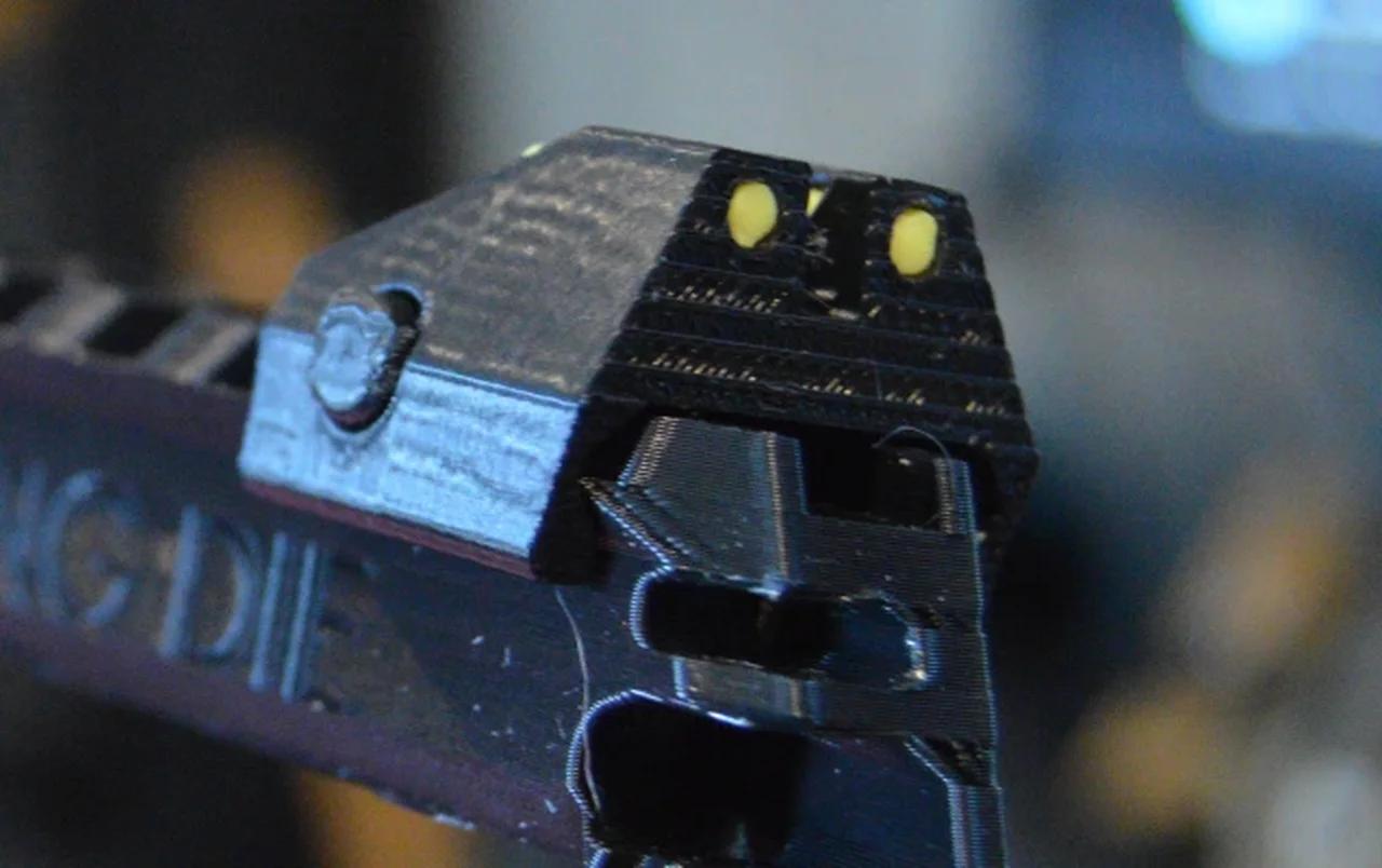 Simple Iron Sights with color insert