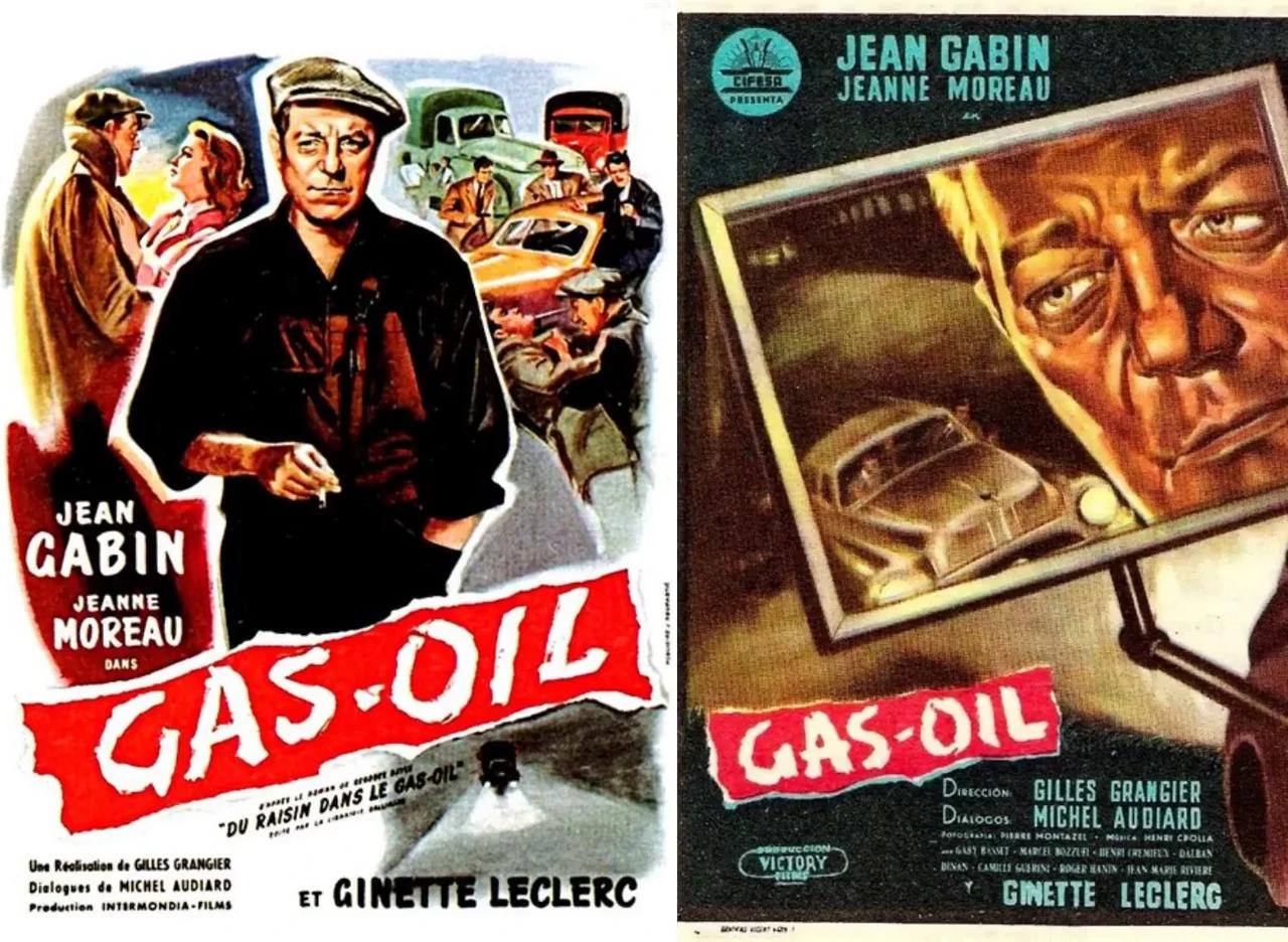 1955 - Gas-oil - Jean Gabin, Jeanne Moreau, Ginette Leclerc, Henri ...