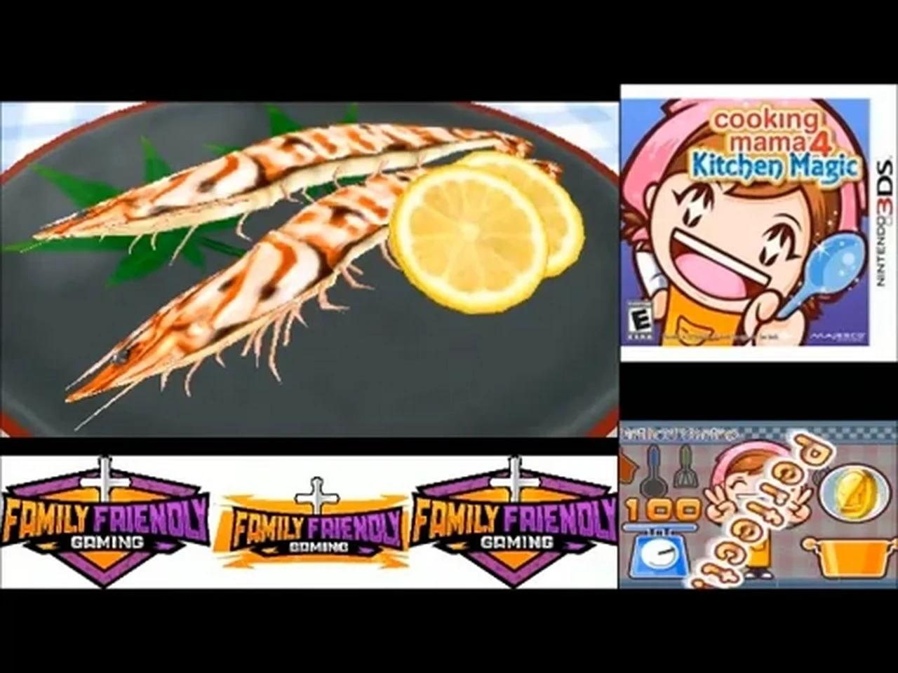 Cooking Mama 4 Kitchen Magic Grilled Shrimp