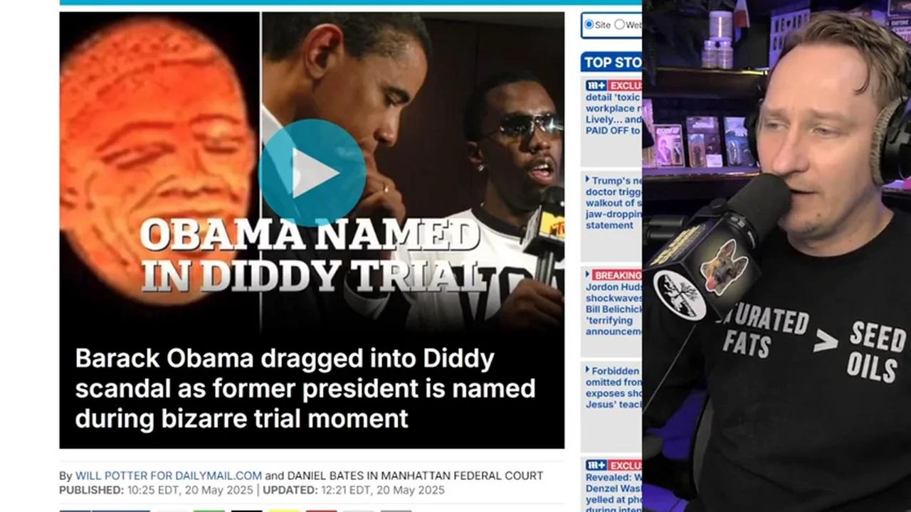 HOLY COW: Barack Obama NAMED in Diddy Trial! Substance-Fueled SHOCKER