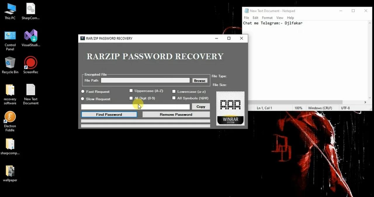 Winrar password Recovery/unlocker
