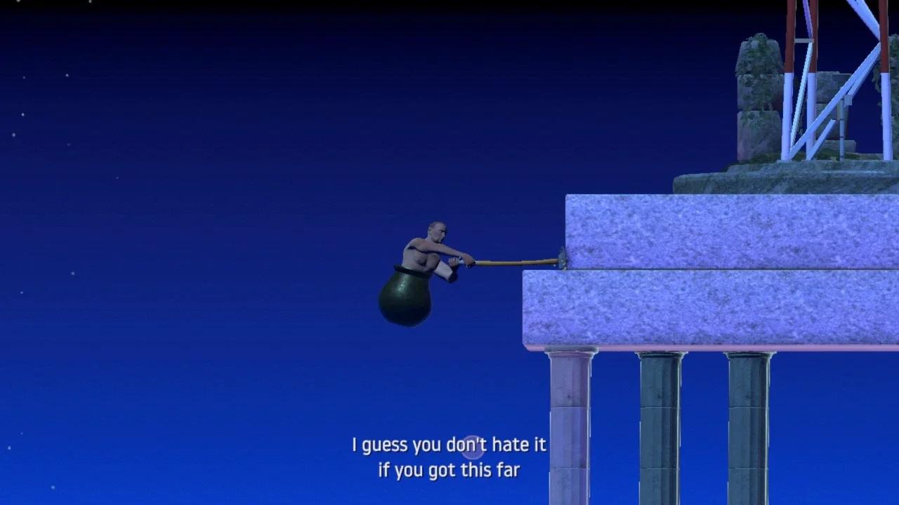 22/jul/23 Getting over it speedrun 07.47 mins