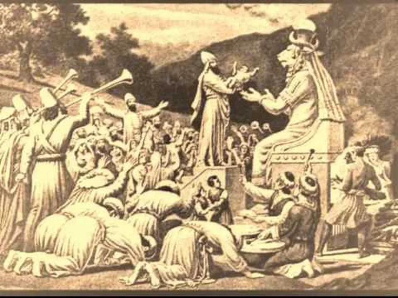 Jewish Day: 150,000 Jews Celebrate moloch Child Sacrifice Ritual In ...
