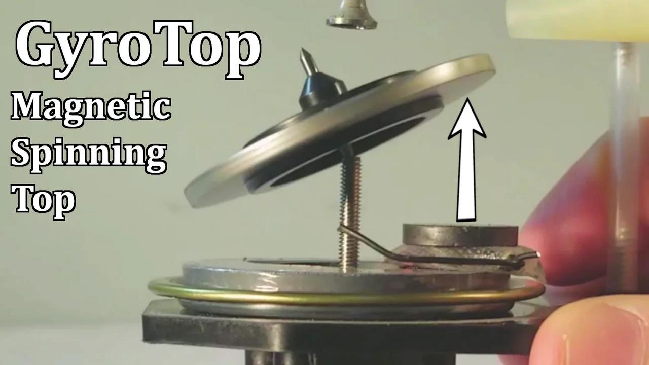 🔬#MESExperiments 29: Magnetic Spinning Top Aligns Opposite of ...