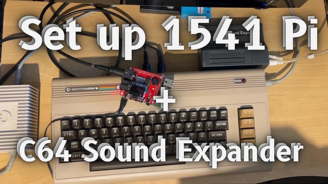 Commodore 64 Set-up 1541Pi Disk Drive Emulator with Commodore Sound ...