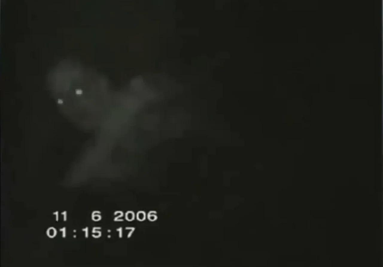 Different footage of "The Rake" caught on camera