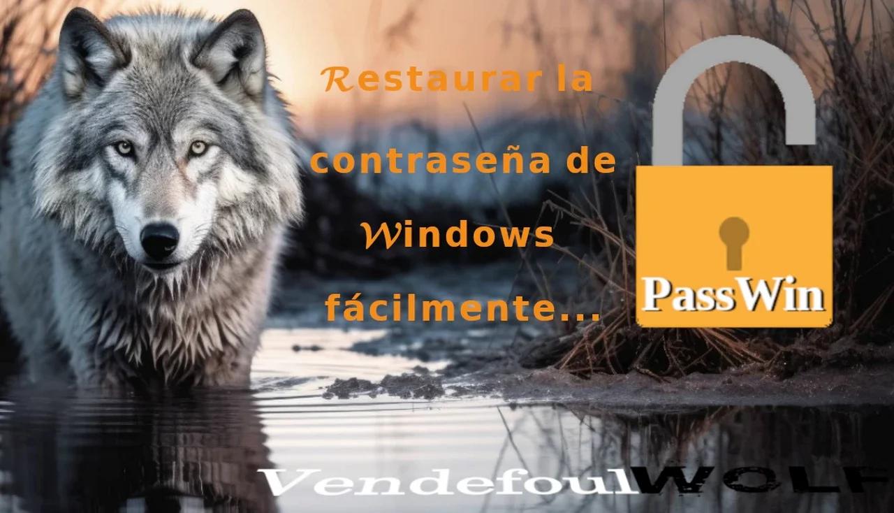 Restaurar contraseña de Windows fácilmente con PassWin (original), con ...