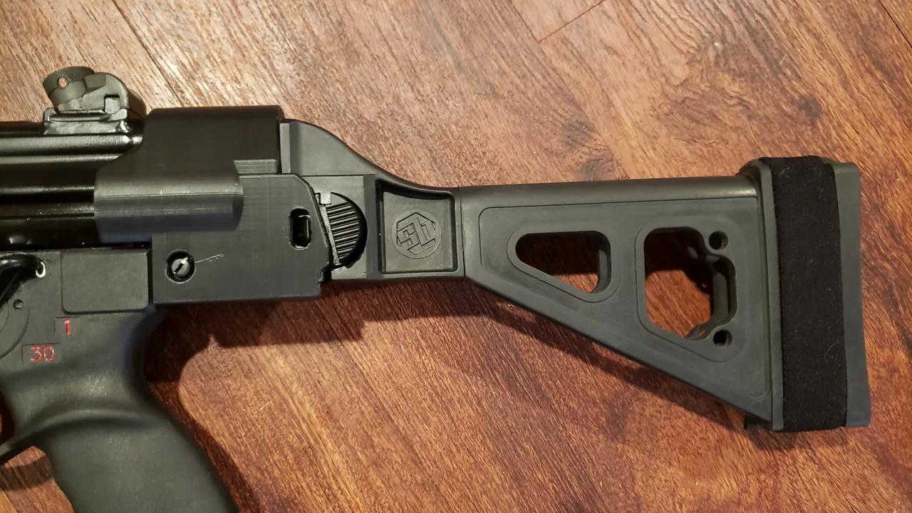 MP5 ADAPTER FOR UMP/B&T STOCKS & SBT BRACES