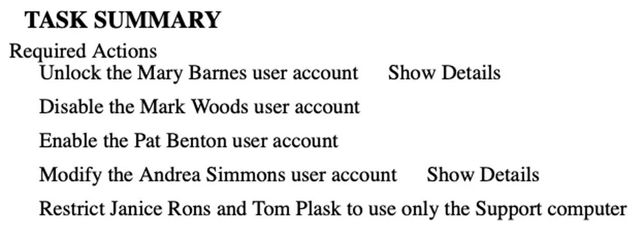 TestOut Security Pro Labs - 4.4.12 Manage User Accounts - PDF