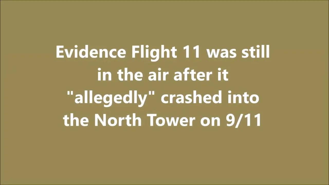911 - American Airlines Flight 11 NTT4AA was still in the air at the ...
