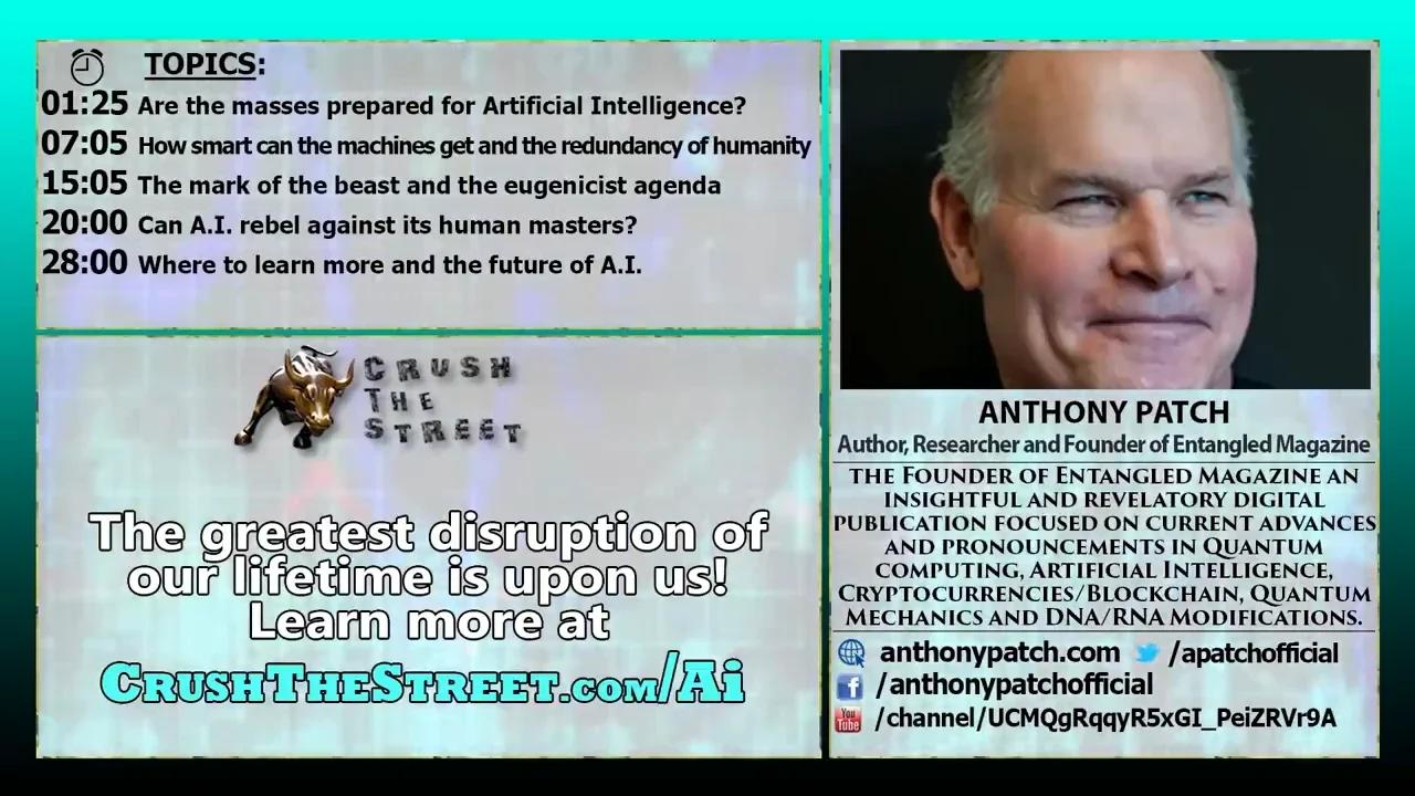 If you don’t adopt artificial intelligence you will be left behind - Anthony Patch