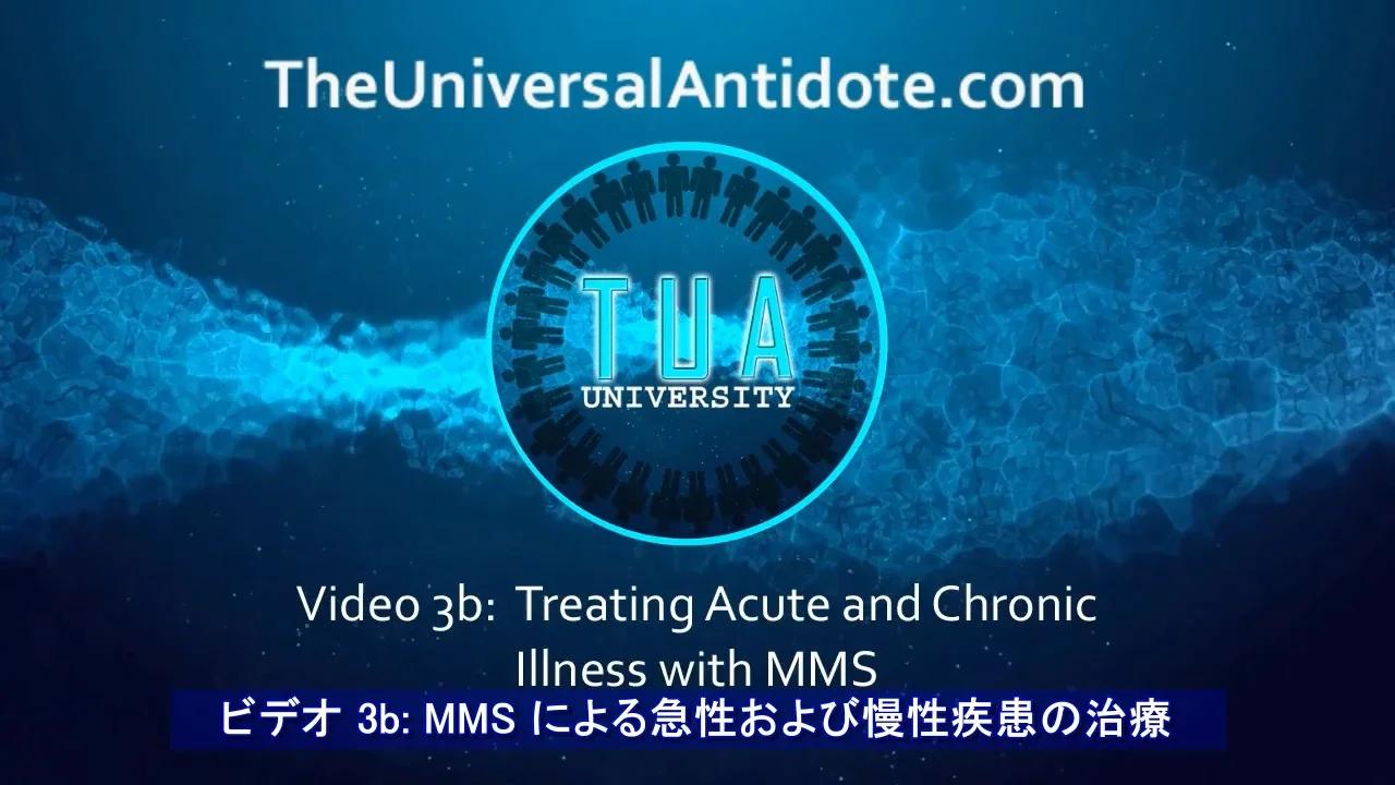 TUA_3B_MMSによる急性疾患慢性疾患の治療