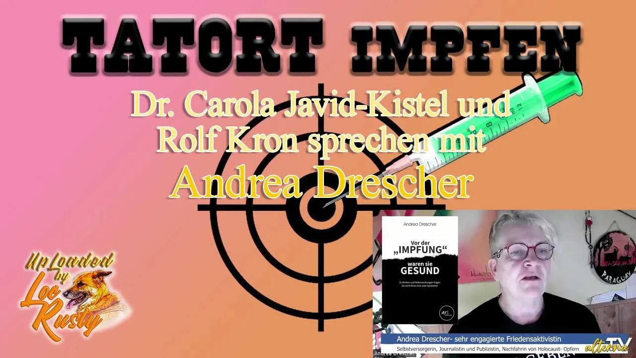 TATORT IMPFEN: Dr. C. Javid-Kistel und R. Kron sprechen mit Andrea ...