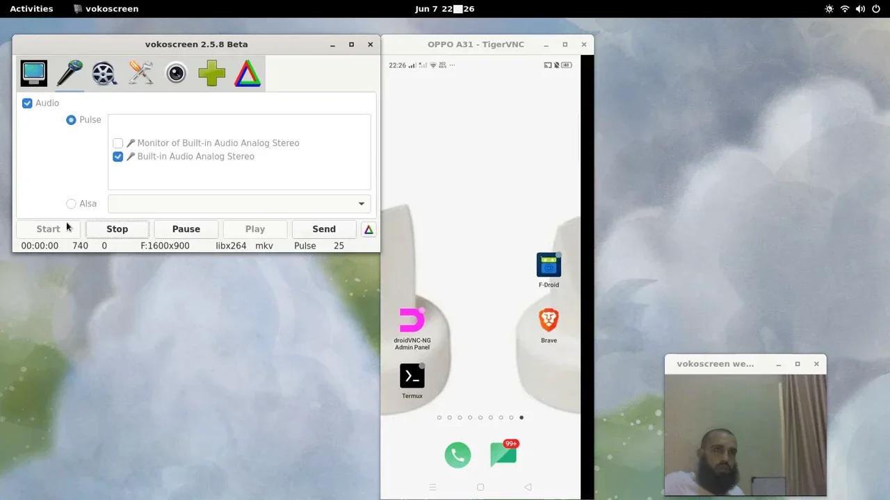 nix-on-droid setup, channels adding, and packages installation