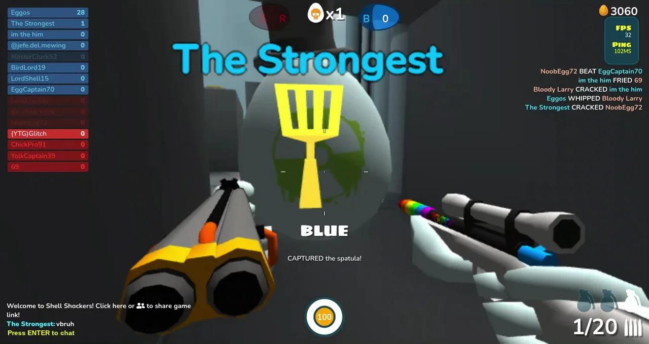 Shell shockers captilla the spatulla