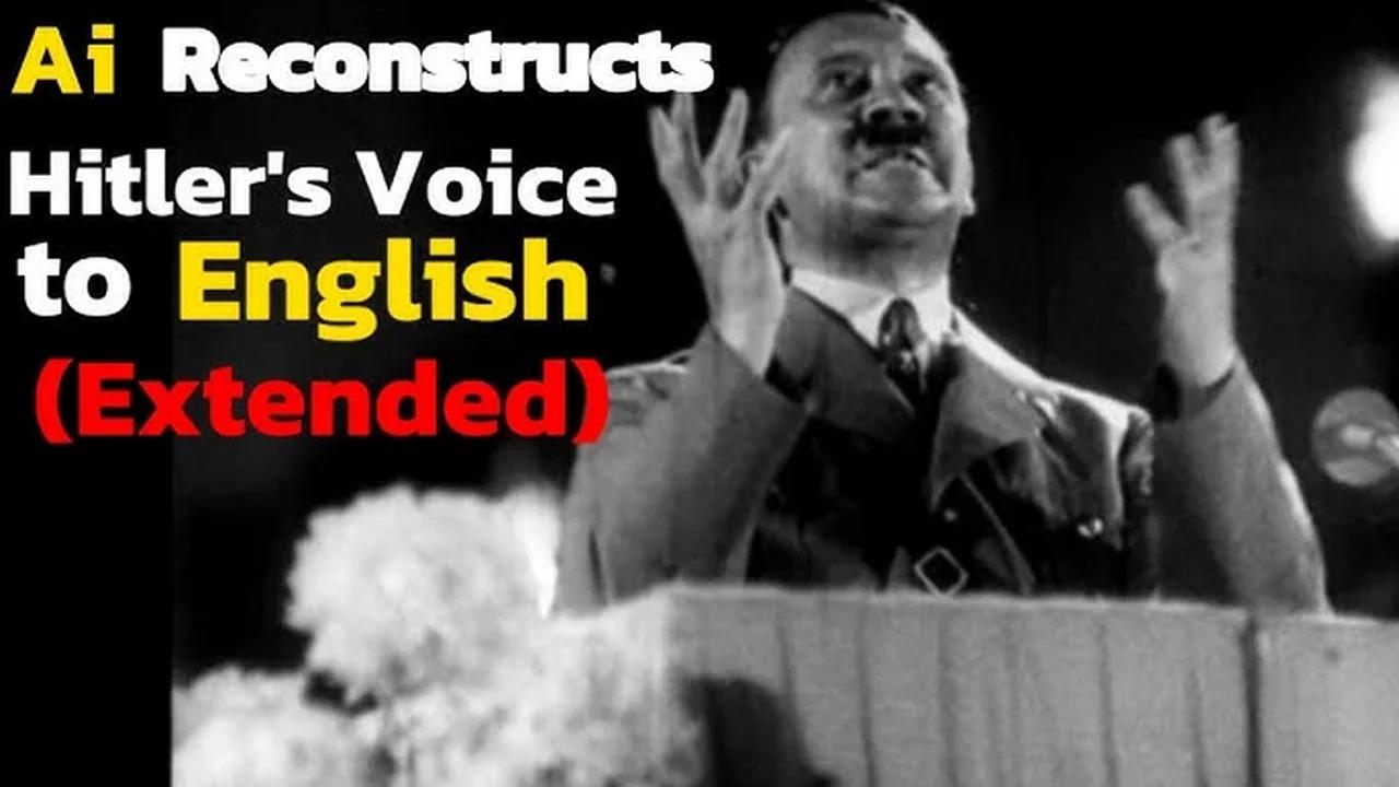 AI Reconstructs Hitler's Speech on Why He Attacked Stalingrad To English.