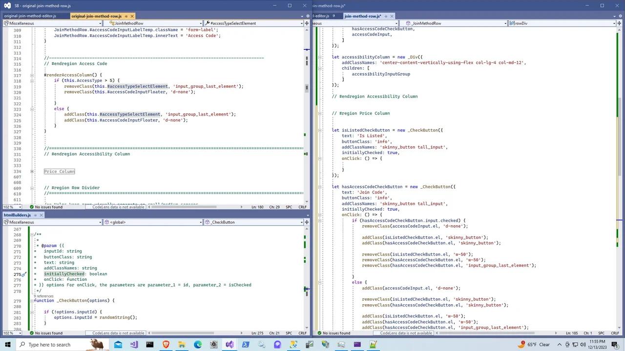 Fixing Mistakes from Poor Programming Choices