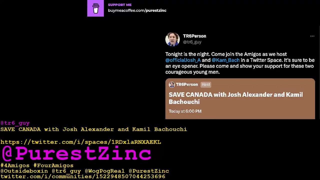 SAVE CANADA with Josh Alexander and Kamil Bachouchi @officialJosh_A ...