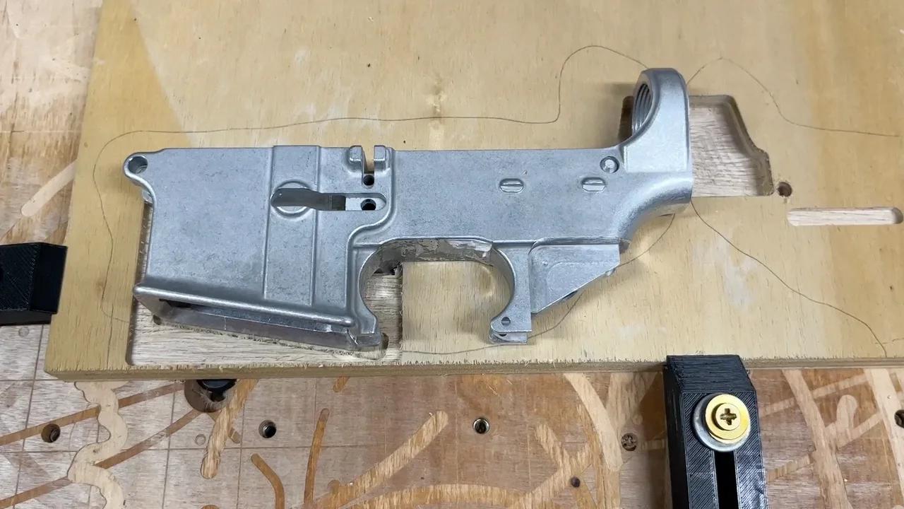 Forged Mil-Spec AR Lower Lightening Cuts- Day 1