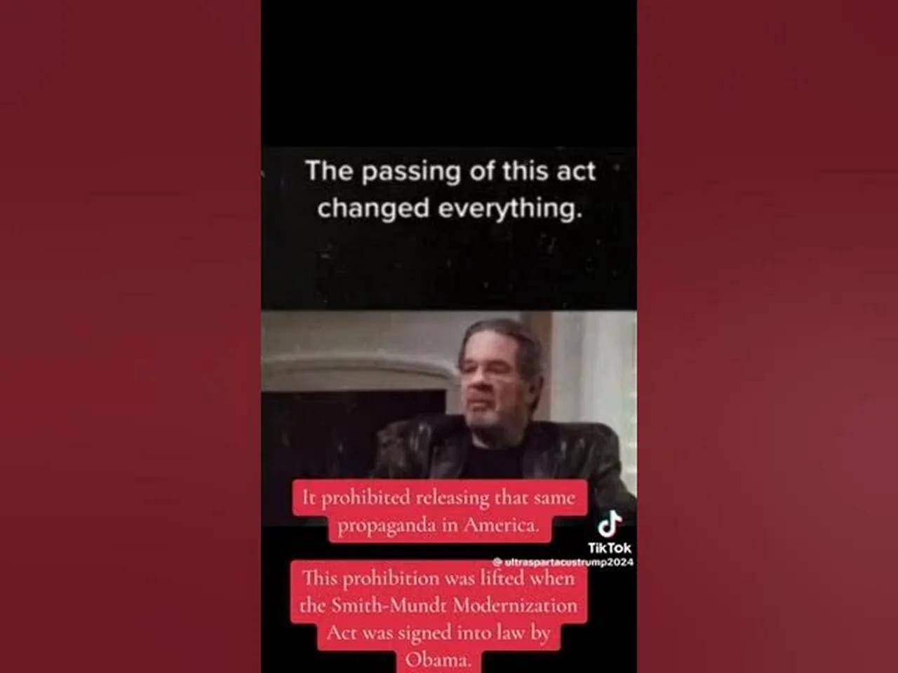 🛑The Truth about Smith-Mundt Act Repeal