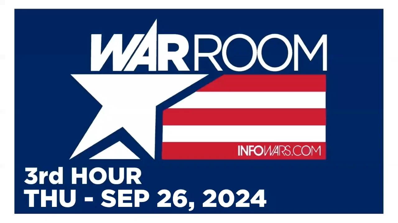 WAR ROOM [3 of 3] Thursday 9/26/24 • ADAM FRANCISCO - SOY BOY RAGE ...