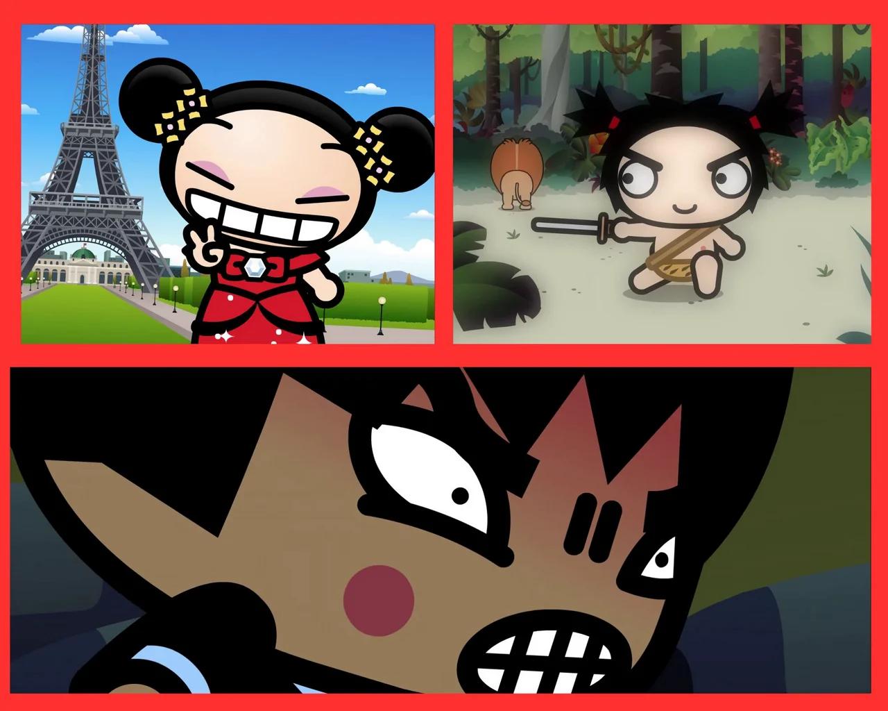 PUCCA | EP22 - The Ring Ring Touch | Garu of the Jungle | Peace Out