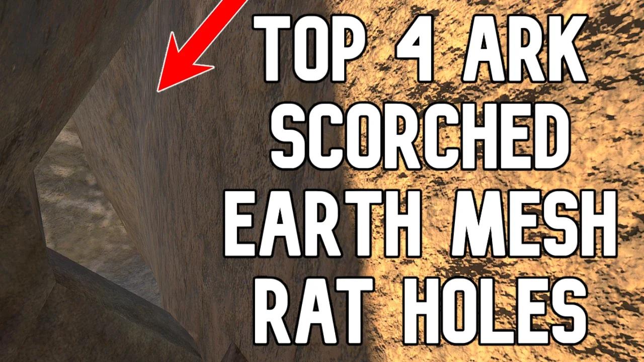Ark Top 4 Mesh Scorched Earth Rat Holes & Base Locations for PvP | ARK ...