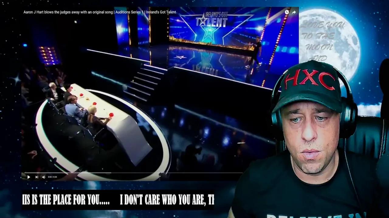 Aaron J Hart blows the judges away with an original song Auditions ...