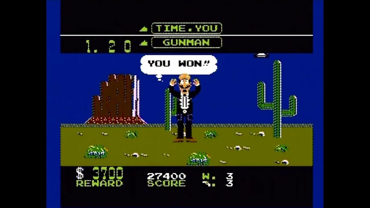 Wild Gunman - 1 Outlaw (Actual NES Capture)
