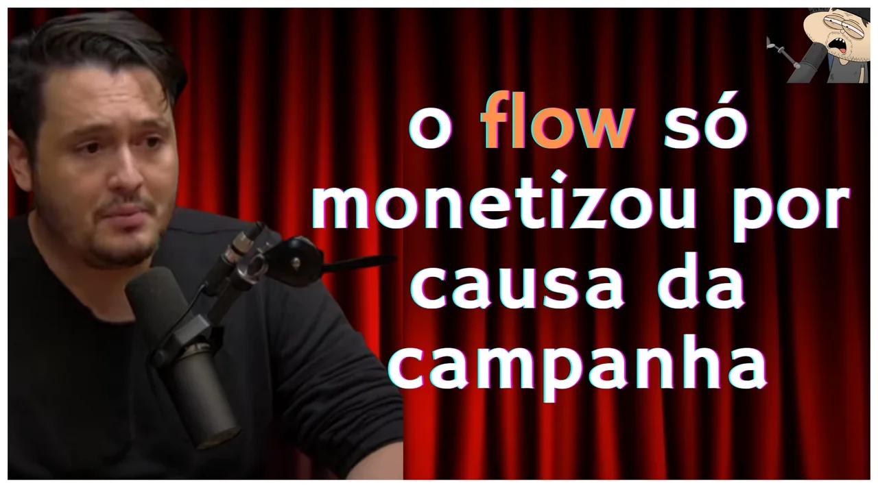 rato borrachudo, fala sobre desmonetização do flow podcast