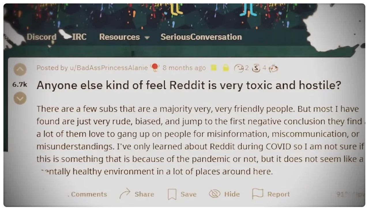 The Toxic World of Reddit