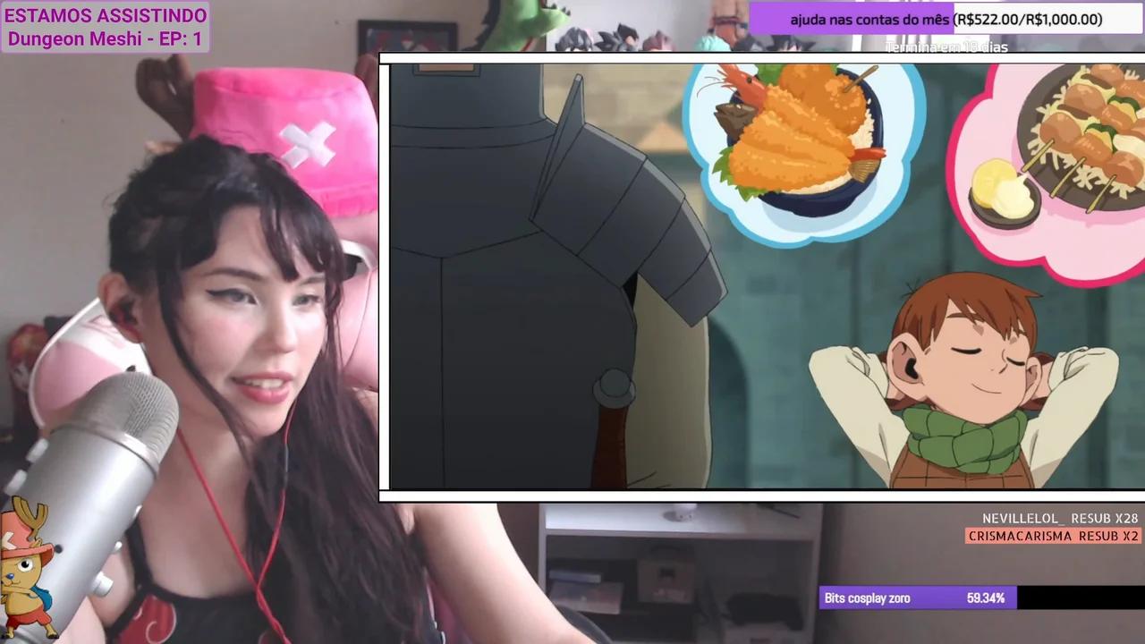 VODs de DUNGEON MESHI | React dos Episódios [01]