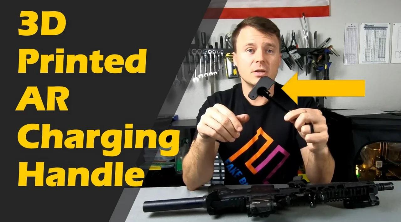 3D Printed AR Charging Handle Extension - Files