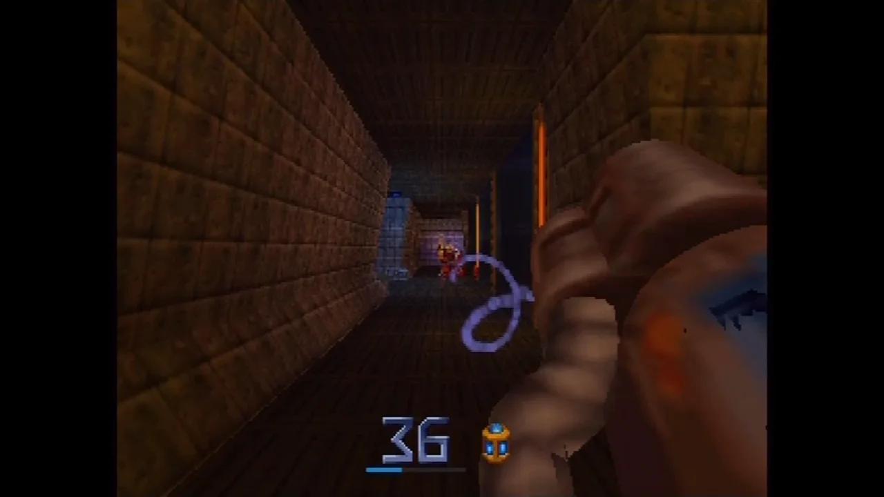 Quake II Playthrough (Actual N64 Capture) - Detention Center