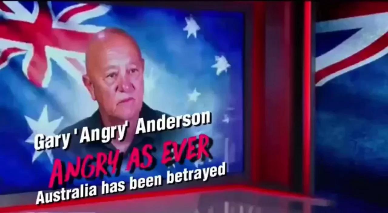 Gary 'Angry' Anderson, ANGRY AS EVER!!! Australia has been betrayed