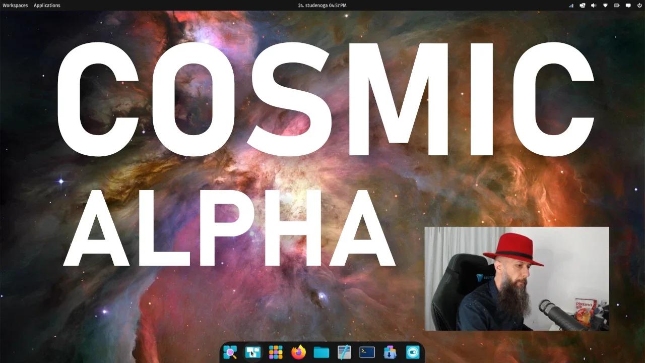 Blind Foray Into COSMIC v1.0.0 Alpha-3 on Arch Linux