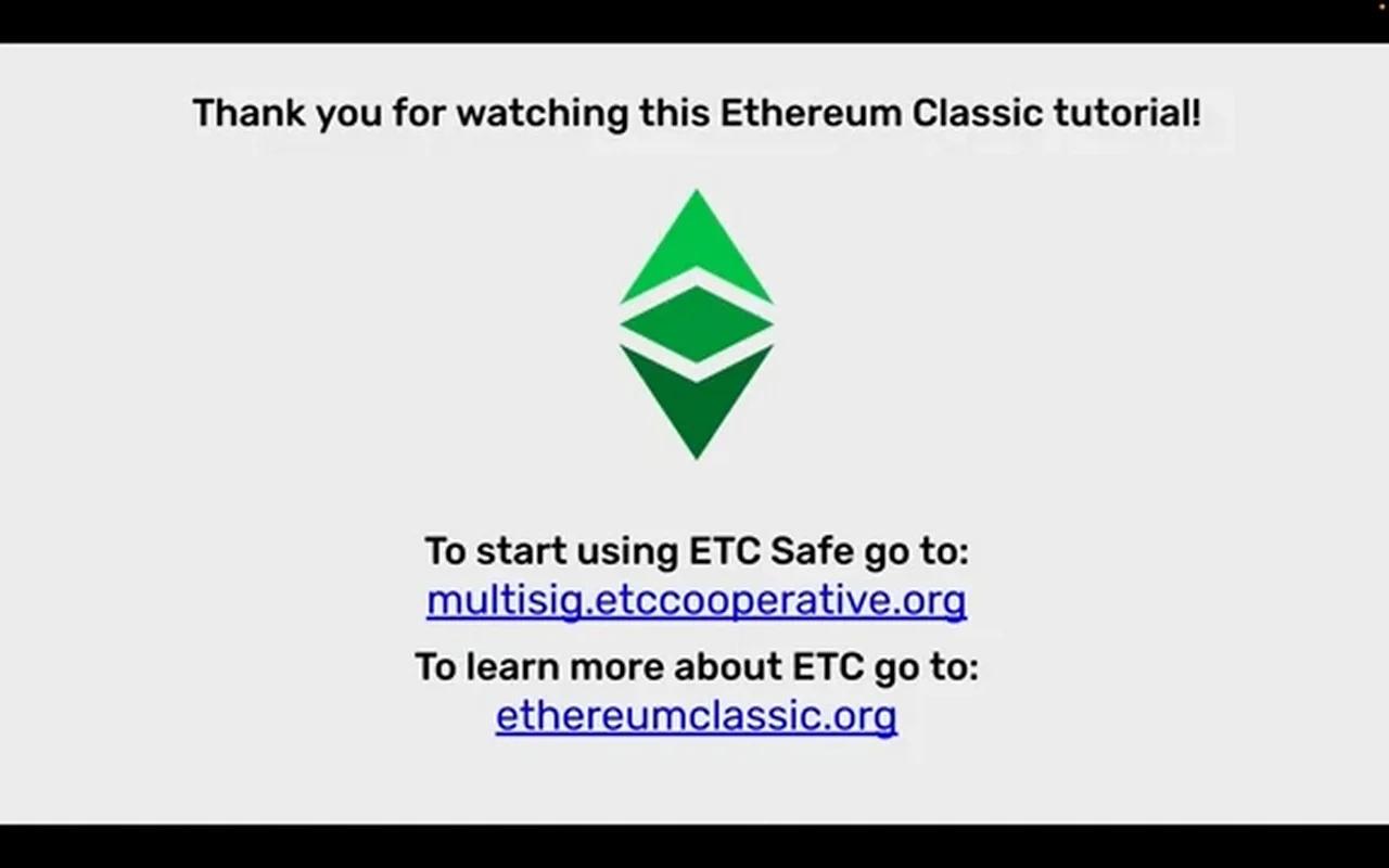 The Ethereum Classic Safe Multisignature Wallet Explained