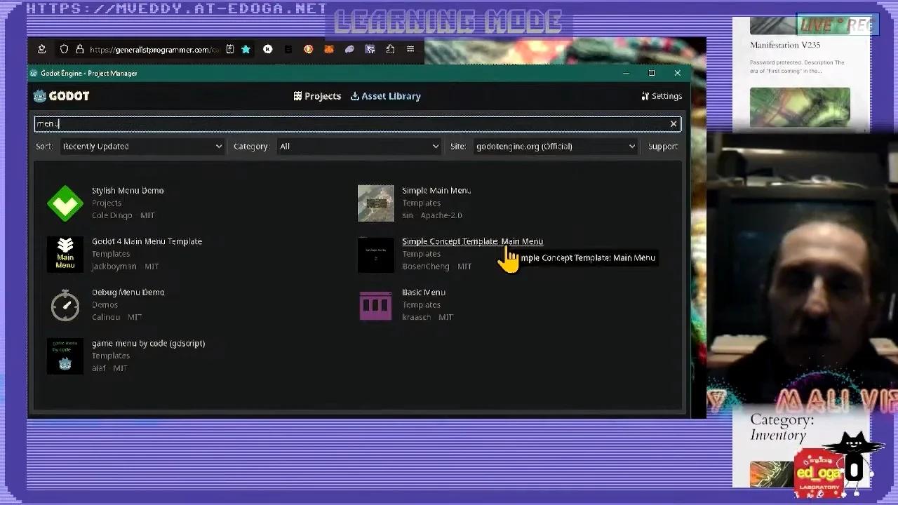 Godot Engine DAY16 [FUSION: Learn, build, work] - Live RECAP