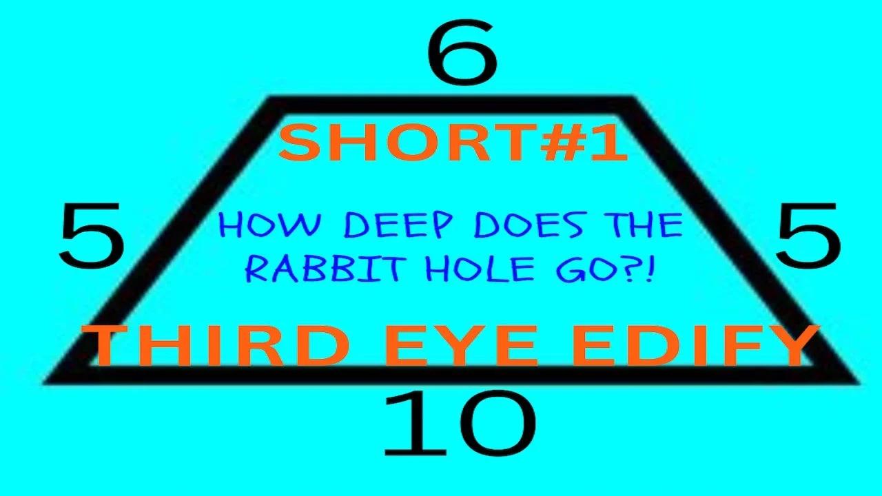 THIRD EYE EDIFY Short#1 "How Deep Does the Rabbit Hole Go?"