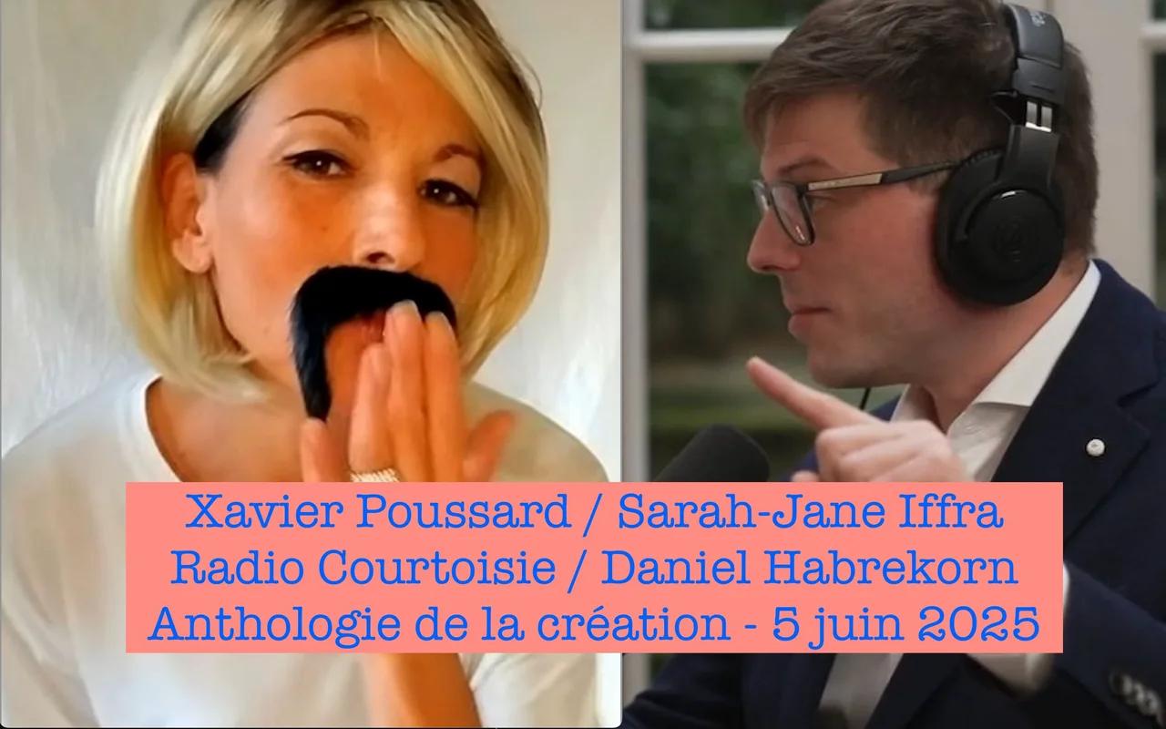 Xavier Poussard & Sarah Jane Iffra sur Radio Courtoisie