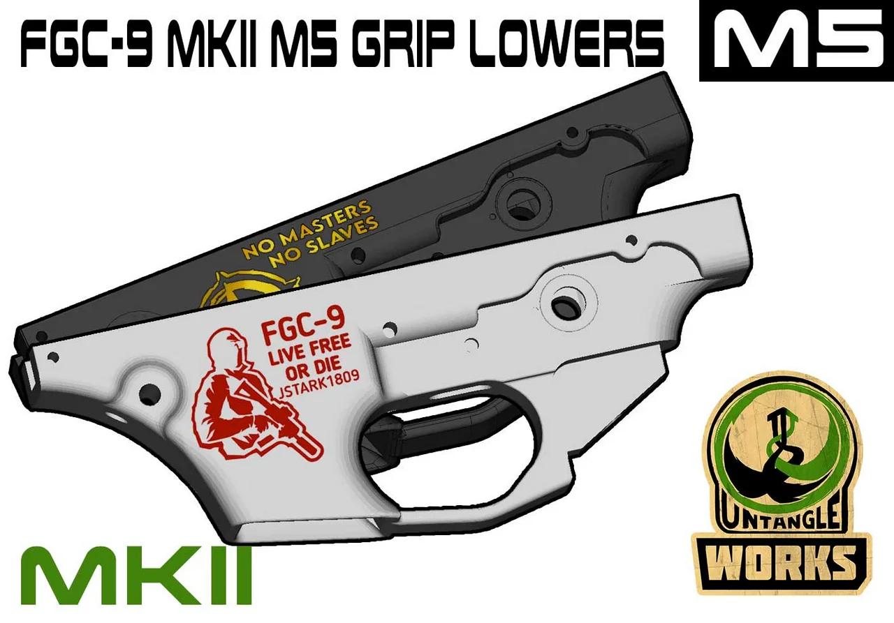 FGC-9 MKI MKII MKIIsd M5 bolt grip lowers set