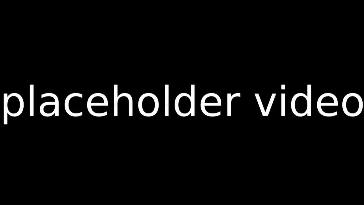 Development Placeholder Video