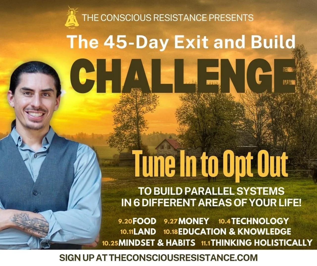 Announcing the 45-Day Exit & Build Challenge - For Voters, Blackpilled ...