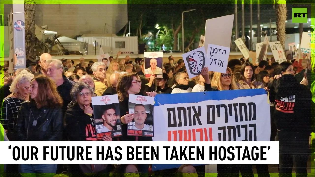 Demonstrators protest in Tel Aviv after IDF accidentally kills three ...