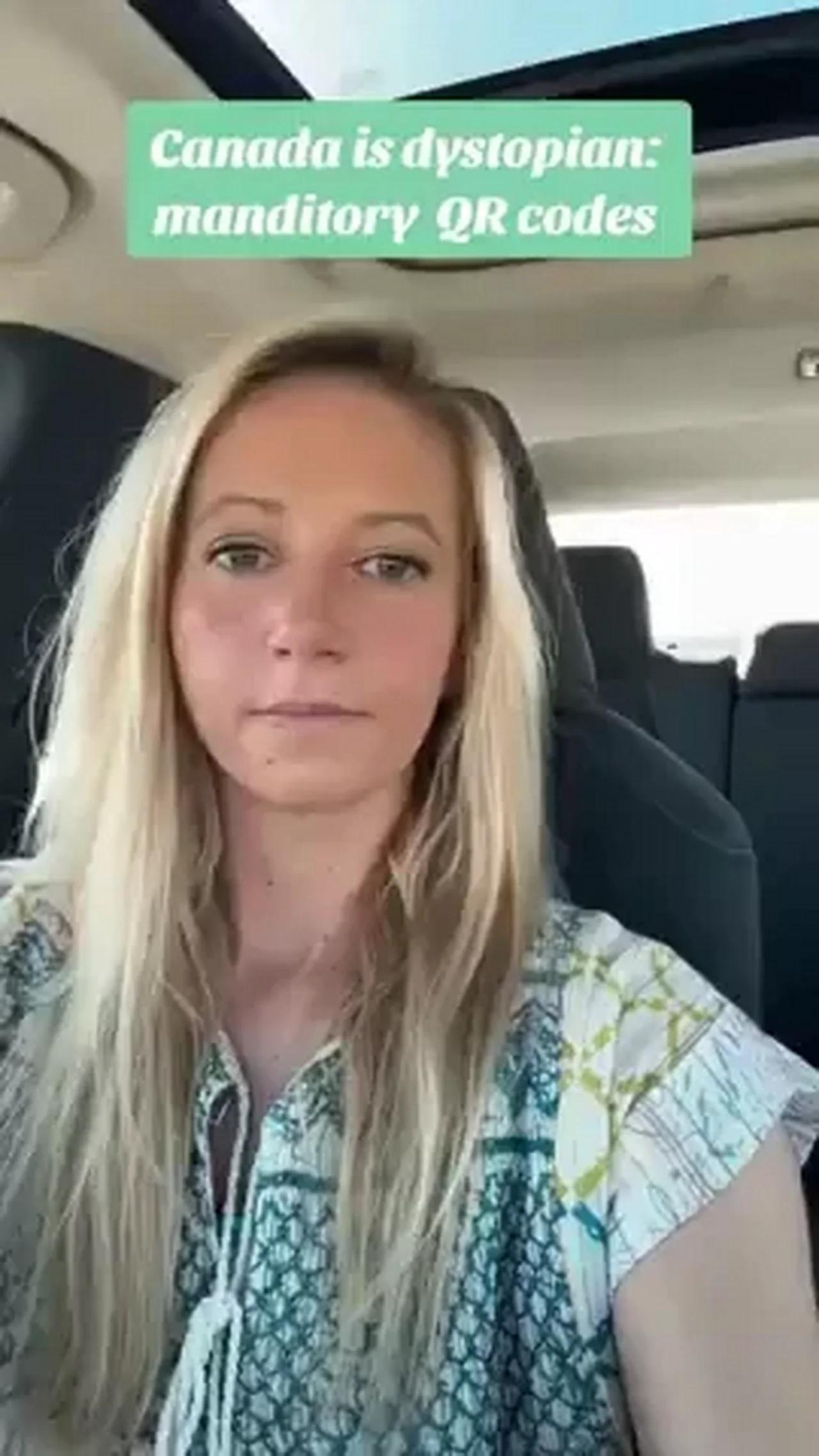 MANDATORY QR CODES - CANADA IS DYSTOPIAN