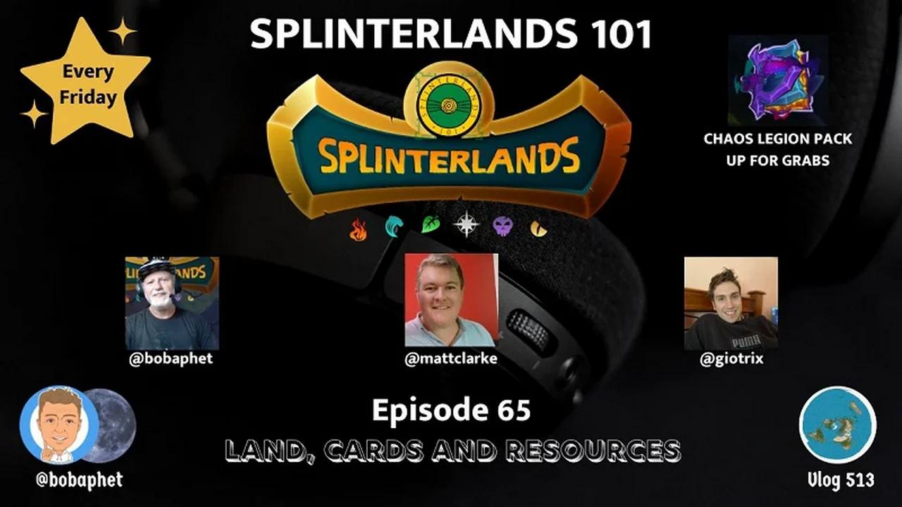 Splinterlands 101 - Ep 65: Land, Cards and Resources