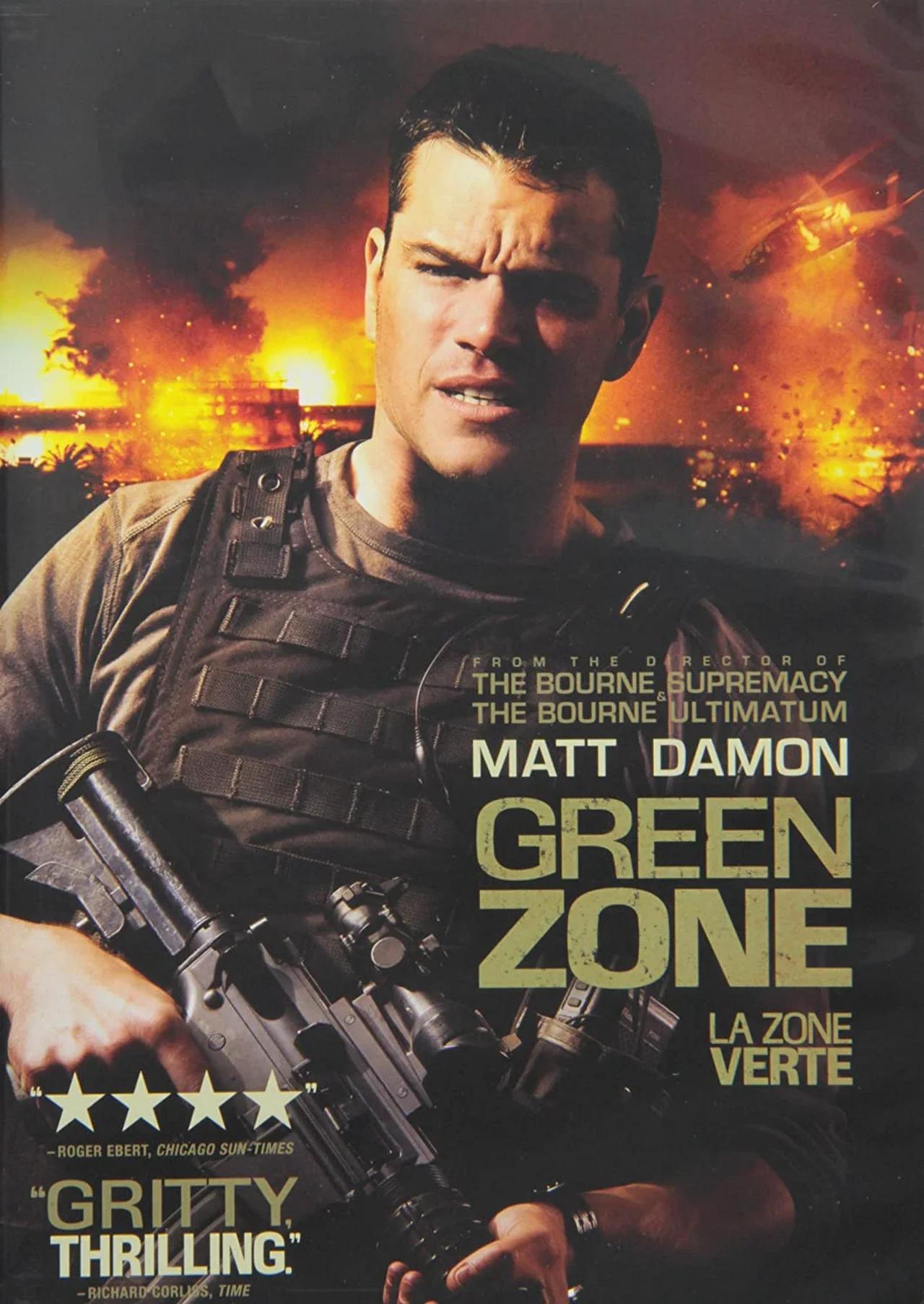 Green Zone (Gune berdea) Akzio filma, Irak-eko gerrako gezurren inguruan.