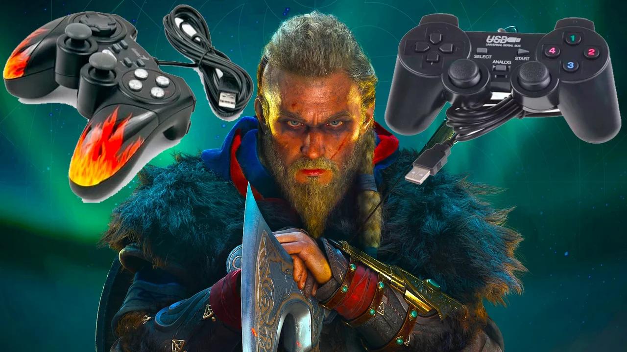 Como Jugar con CUALQUIER Mando/Control Assassins Creed Valhalla SI Funciona